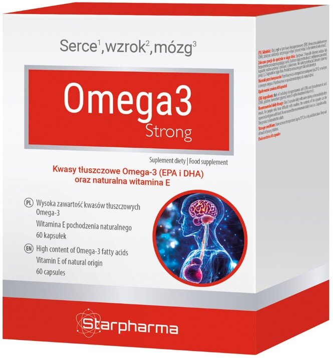 Kwasy Omega 3 STARPHARMA Strong (60 kapsułek) – sklep internetowy Avans.pl